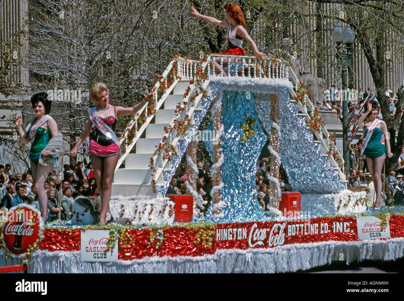 Coca Cola parade float Washington DC 1963 Stock Photo - Alamy