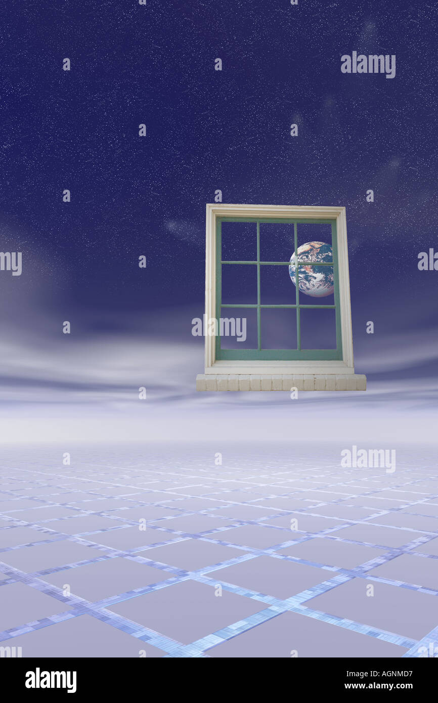 Window on the world Stock Photo - Alamy