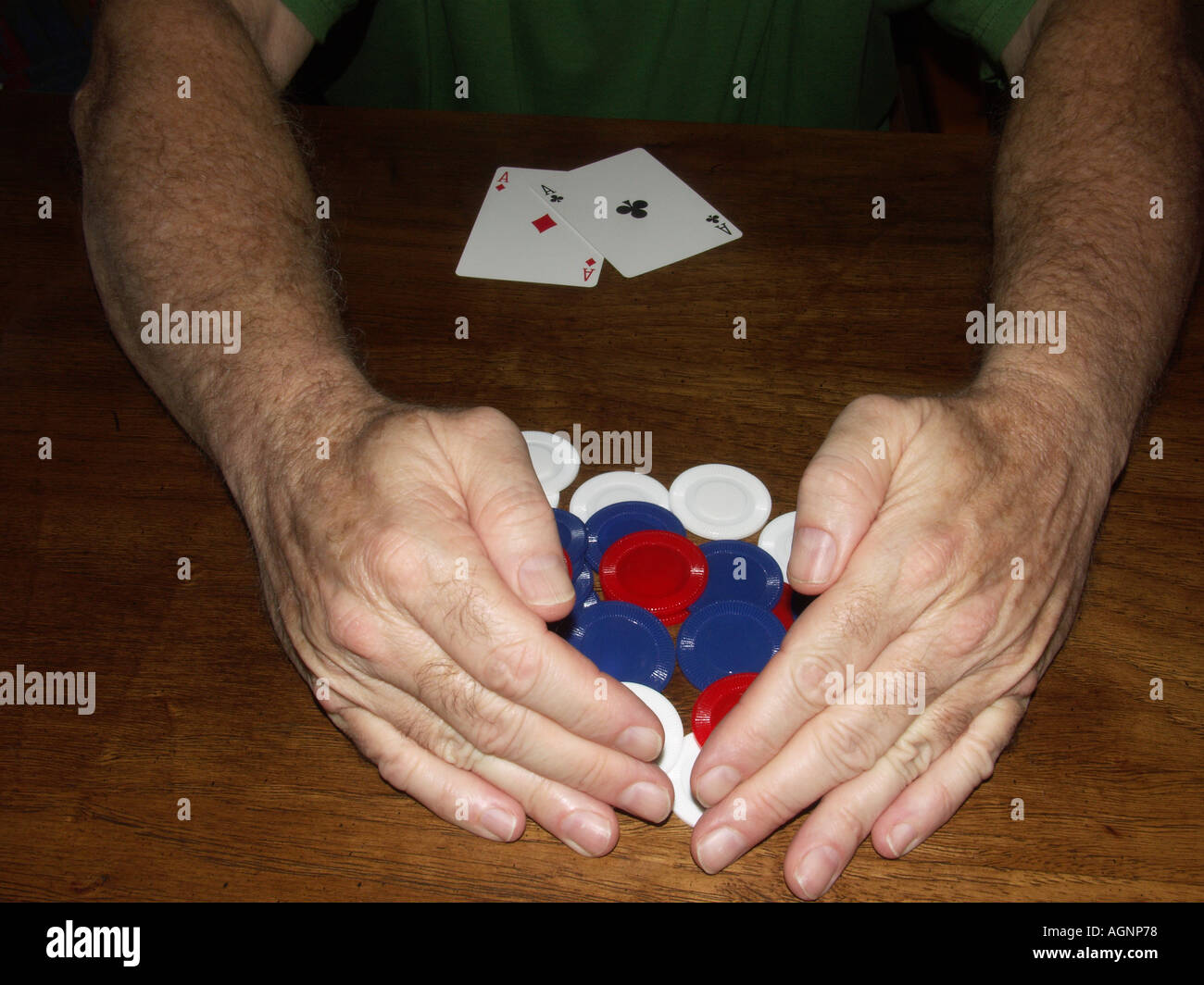 Winning the pot Stock Photo - Alamy