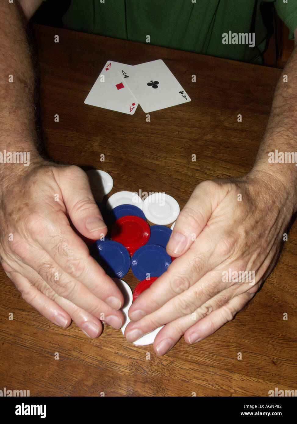 Winning the pot Stock Photo - Alamy