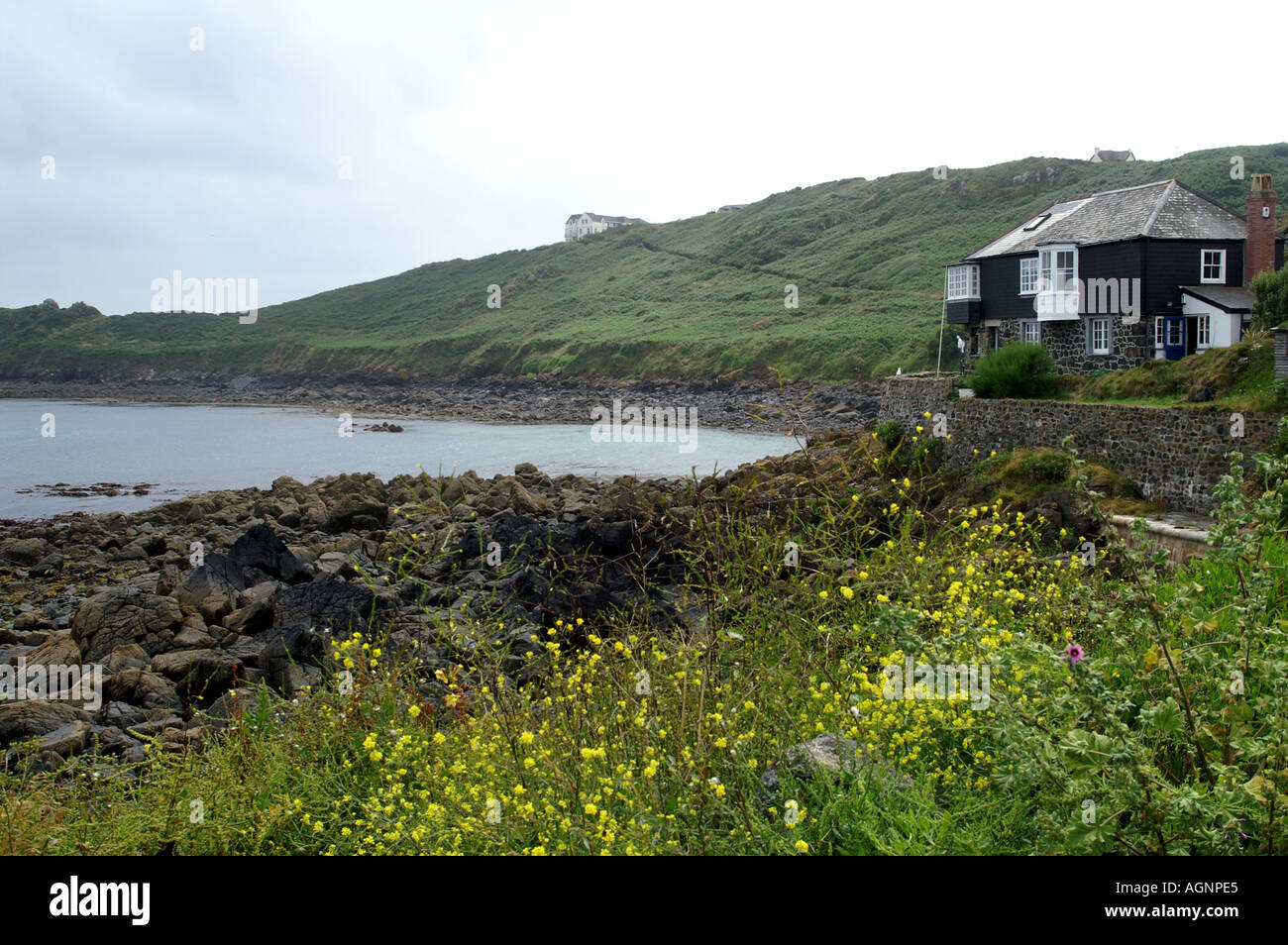 Perprean Cove from Dolor point Coverack St Keverne Cornwall England ...