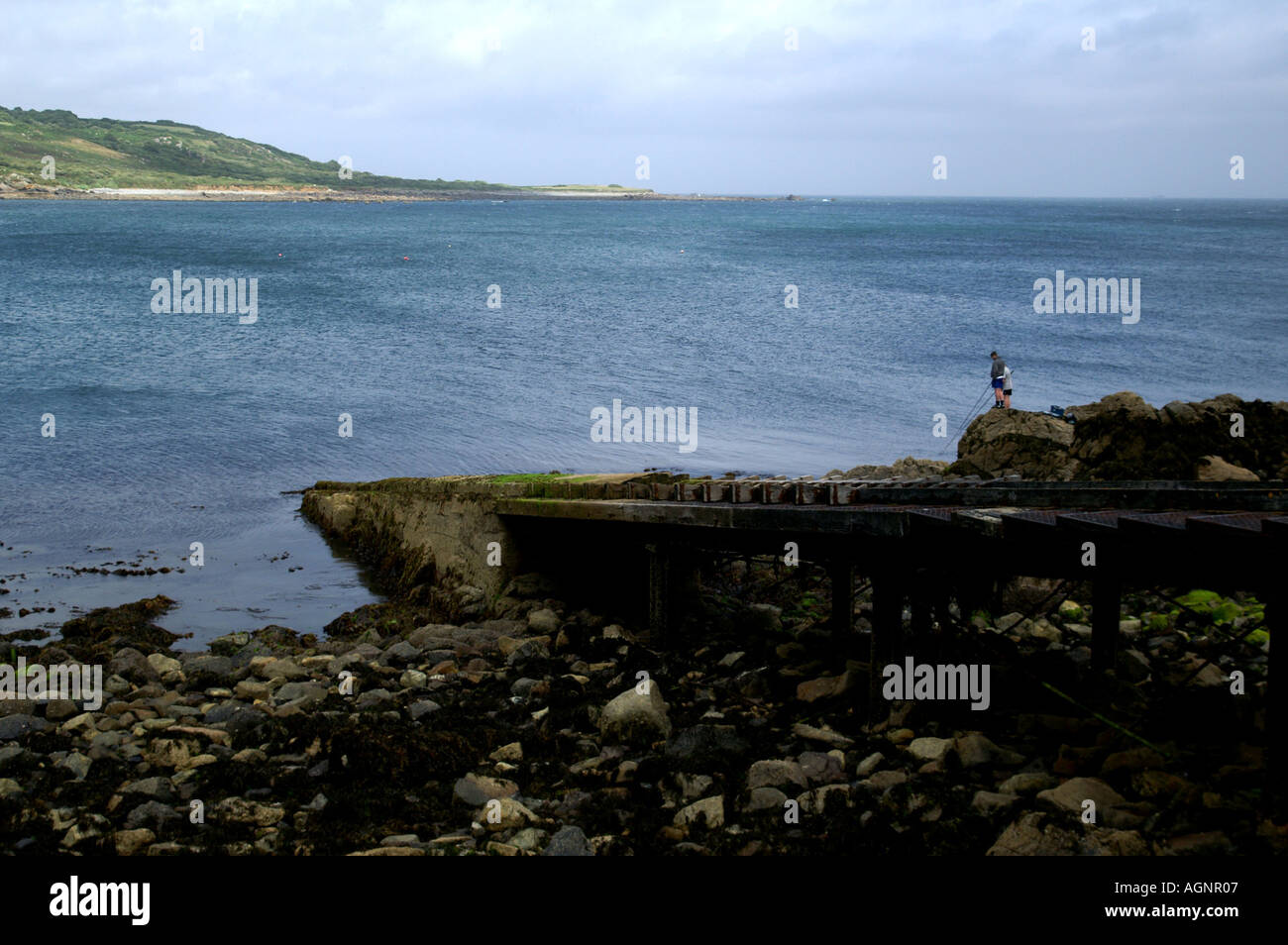 The Lifeboat disused slipway Coverack St Keverne Cornwall England ...