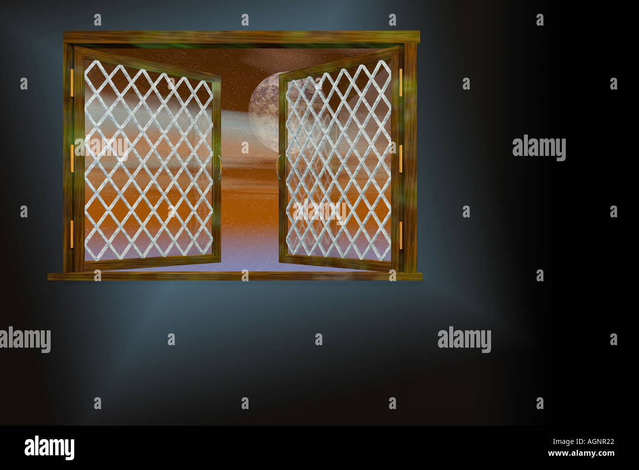 Diamond window panes hi-res stock photography and images - Alamy