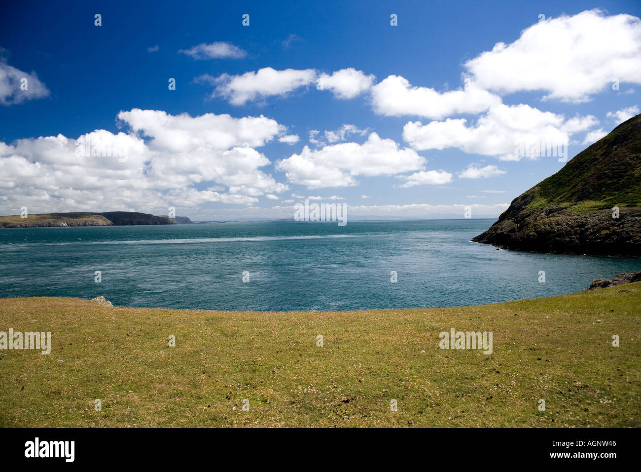 Bardsey island from mainland hi-res stock photography and images - Alamy