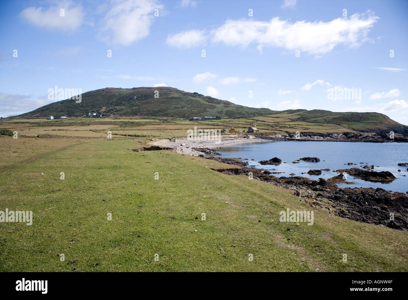 Beach on Bardsey island North Wales United Kingdom Stock Photo - Alamy