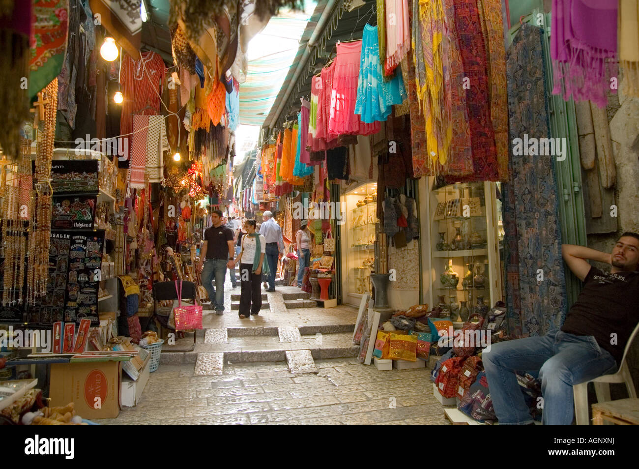 The Market Jerusalem old city Israel Stock Photo - Alamy