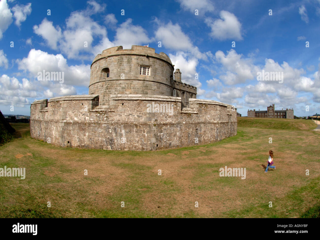 Pendennis Castle at Falmouth in Cornwall England UK Stock Photo - Alamy