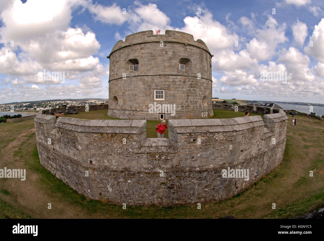 Pendennis Castle at Falmouth in Cornwall England UK Stock Photo - Alamy