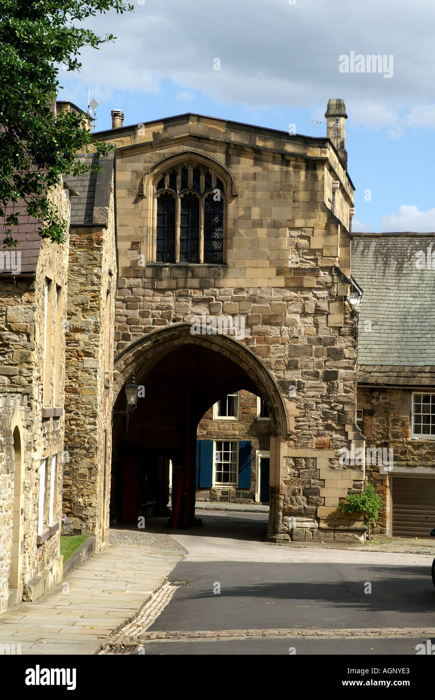 The archway by the chapterhouse Durham cathedral England United Kingdom ...