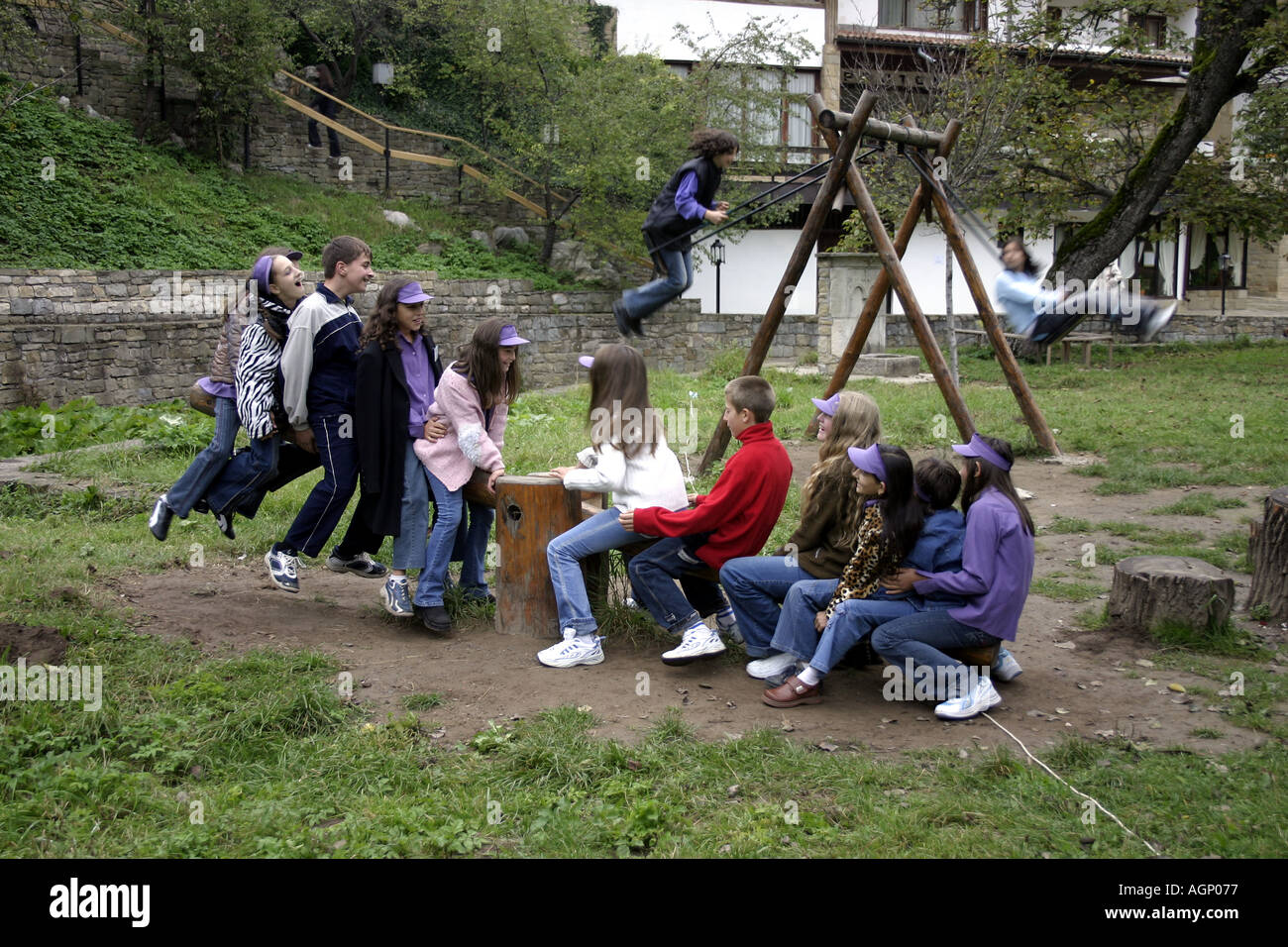 Ancient architecture Open Air Museum Etar Bulgaria Stock Photo - Alamy