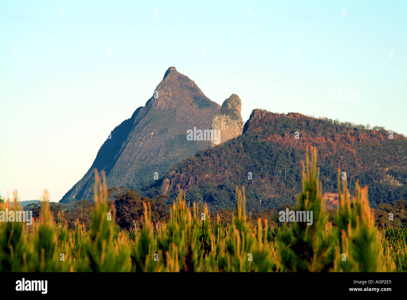 Glasshouse Mountains Queensland Australia Stock Photo - Alamy