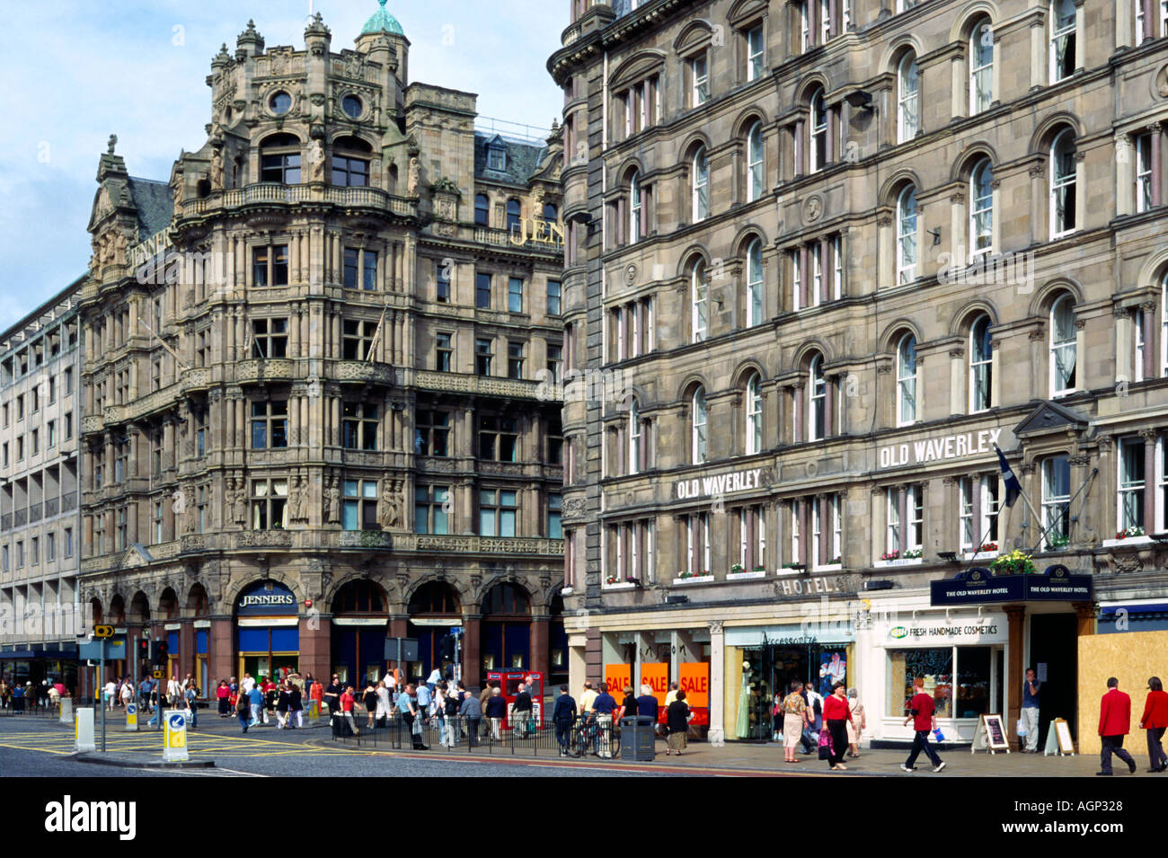 Jenners Department Store on Princes Street, Edinburgh, Scotland Stock ...
