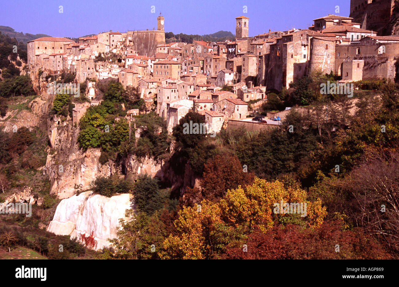 Sorano southern Tuscany Stock Photo - Alamy