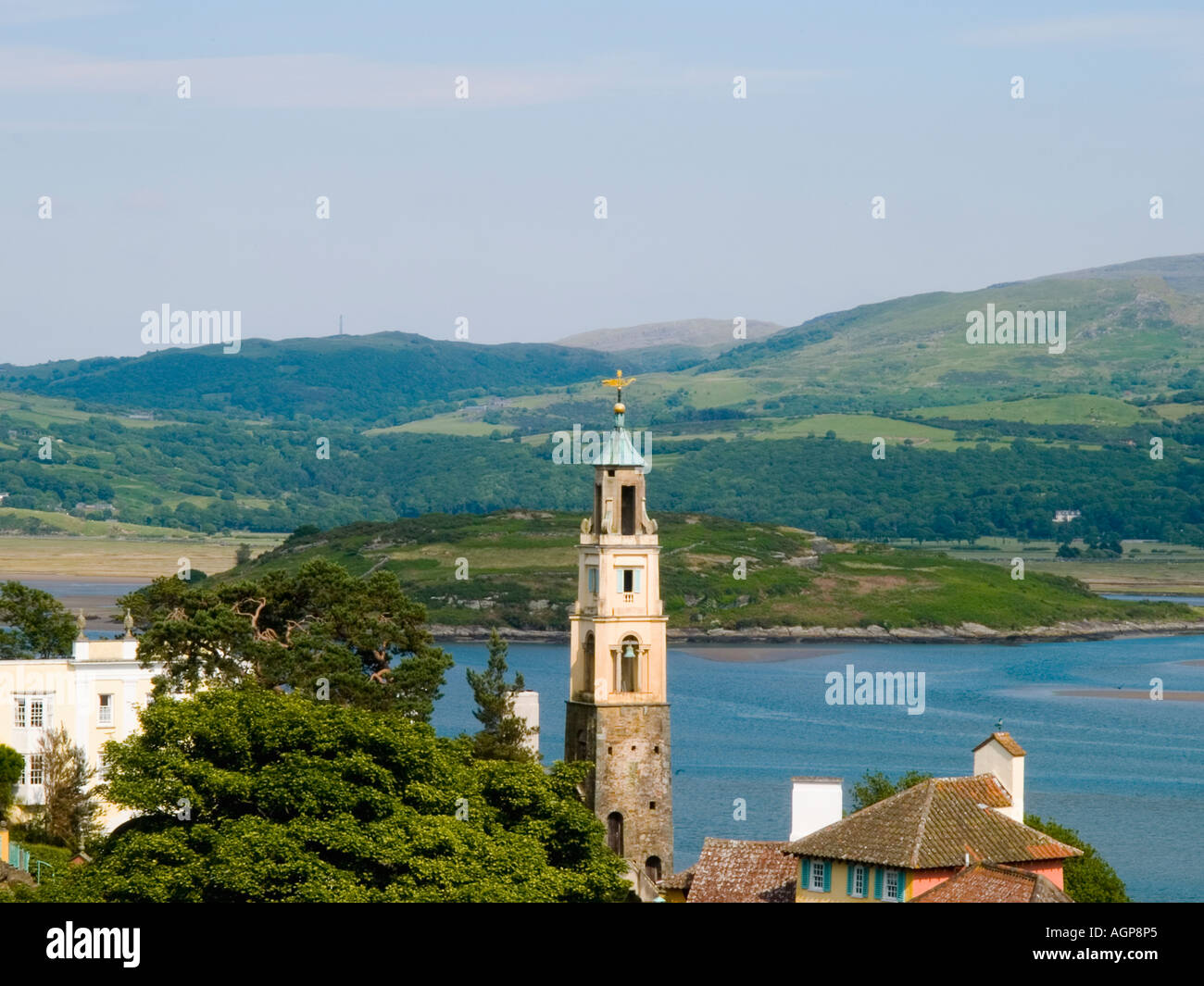 Port Merion, North Wales Stock Photo - Alamy