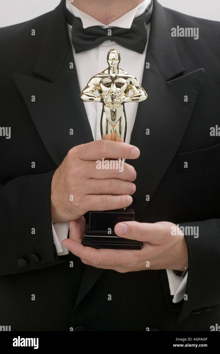 AWARD WINNER WITH GOLD/GILT AWARD Stock Photo - Alamy