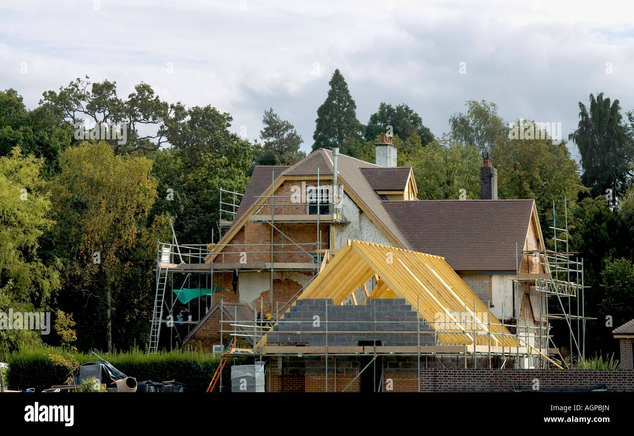 building work extension Stock Photo - Alamy