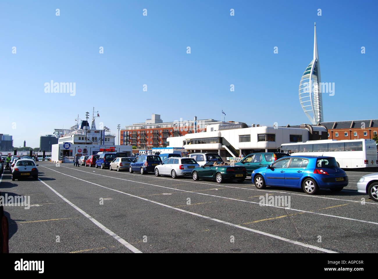 Wightlink gunwharf terminal hi-res stock photography and images - Alamy
