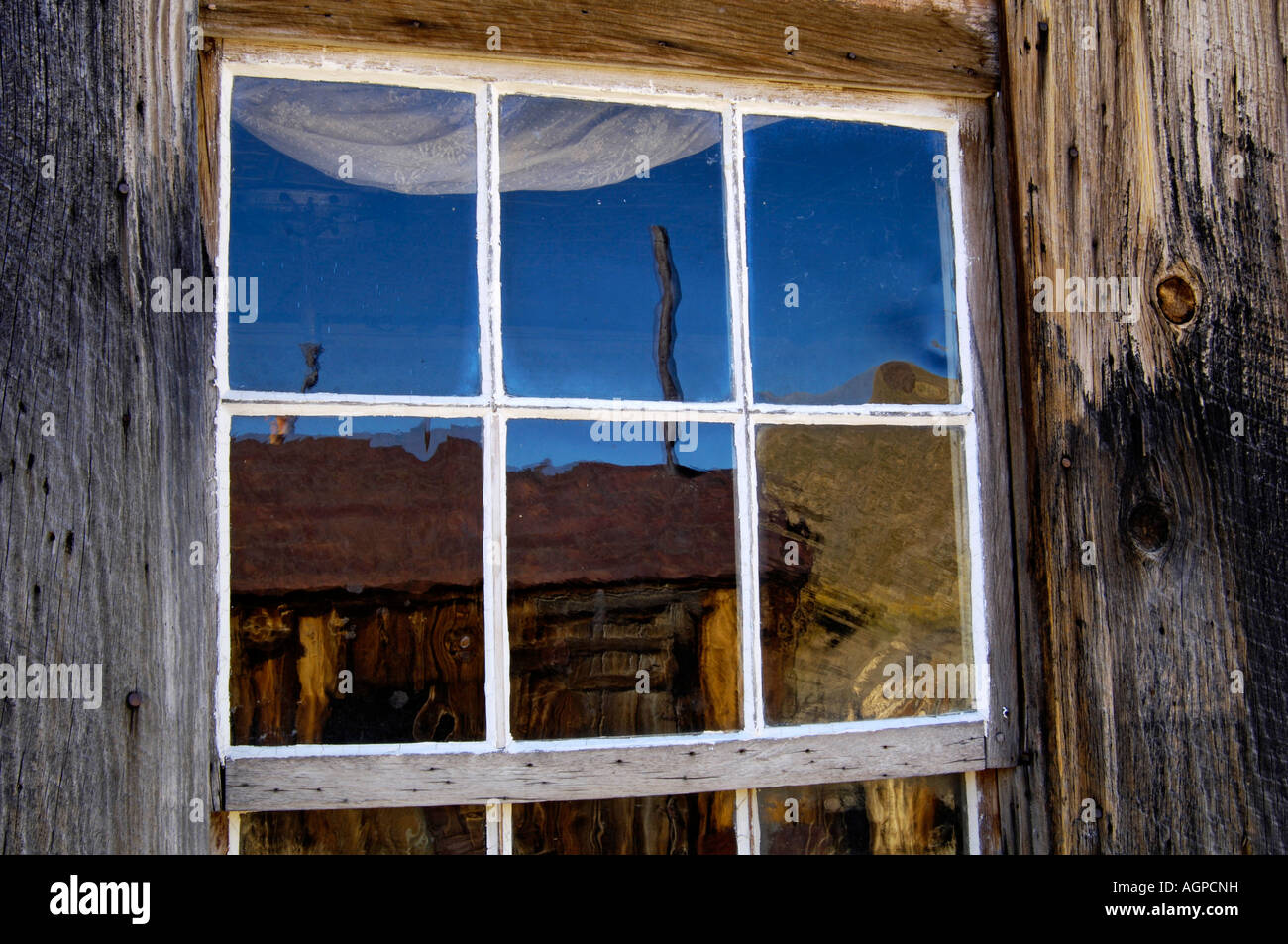 USA, California, Bodie State Historic Park, Ghost town building ...