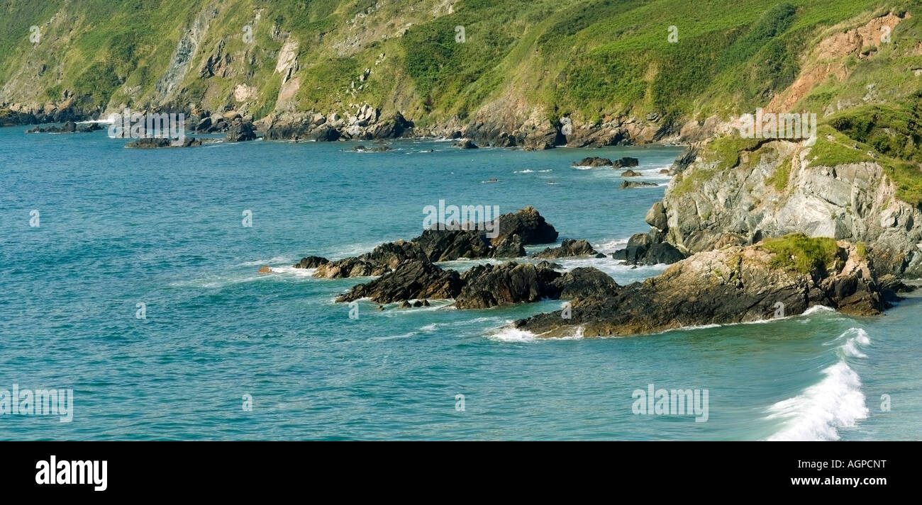 cornish coast kennack sands beach cornwall england uk Stock Photo - Alamy