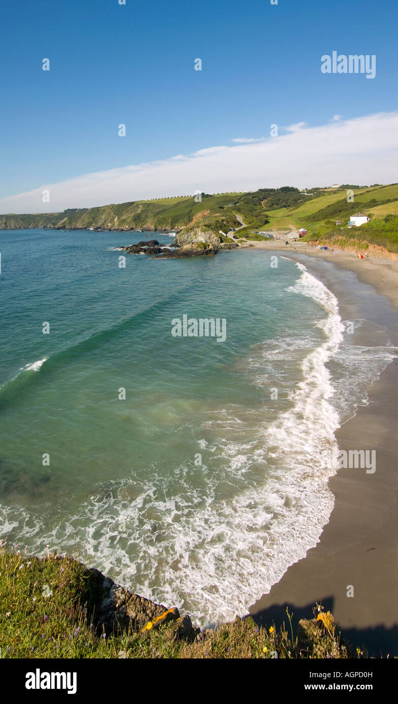 cornish coast kennack sands beach cornwall england uk Stock Photo - Alamy