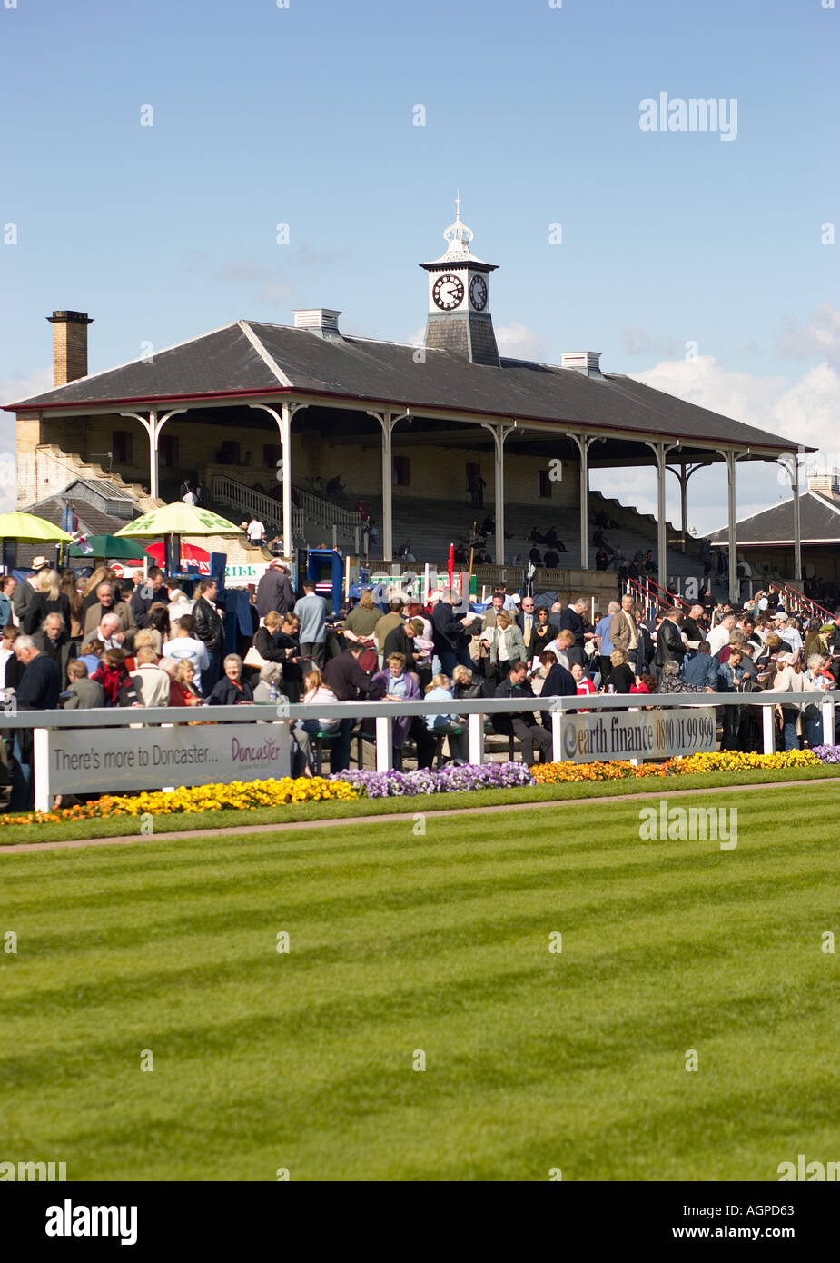 The Old Grandstand at Doncaster Racecourse Yorkshire England UK Stock ...