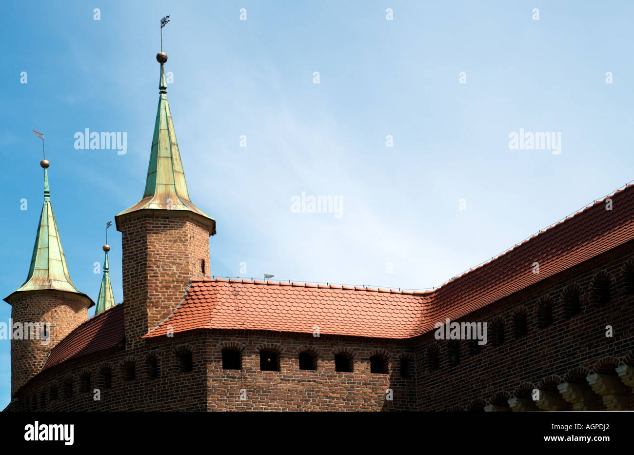 The Great Barbican, Krakow, Poland Stock Photo - Alamy