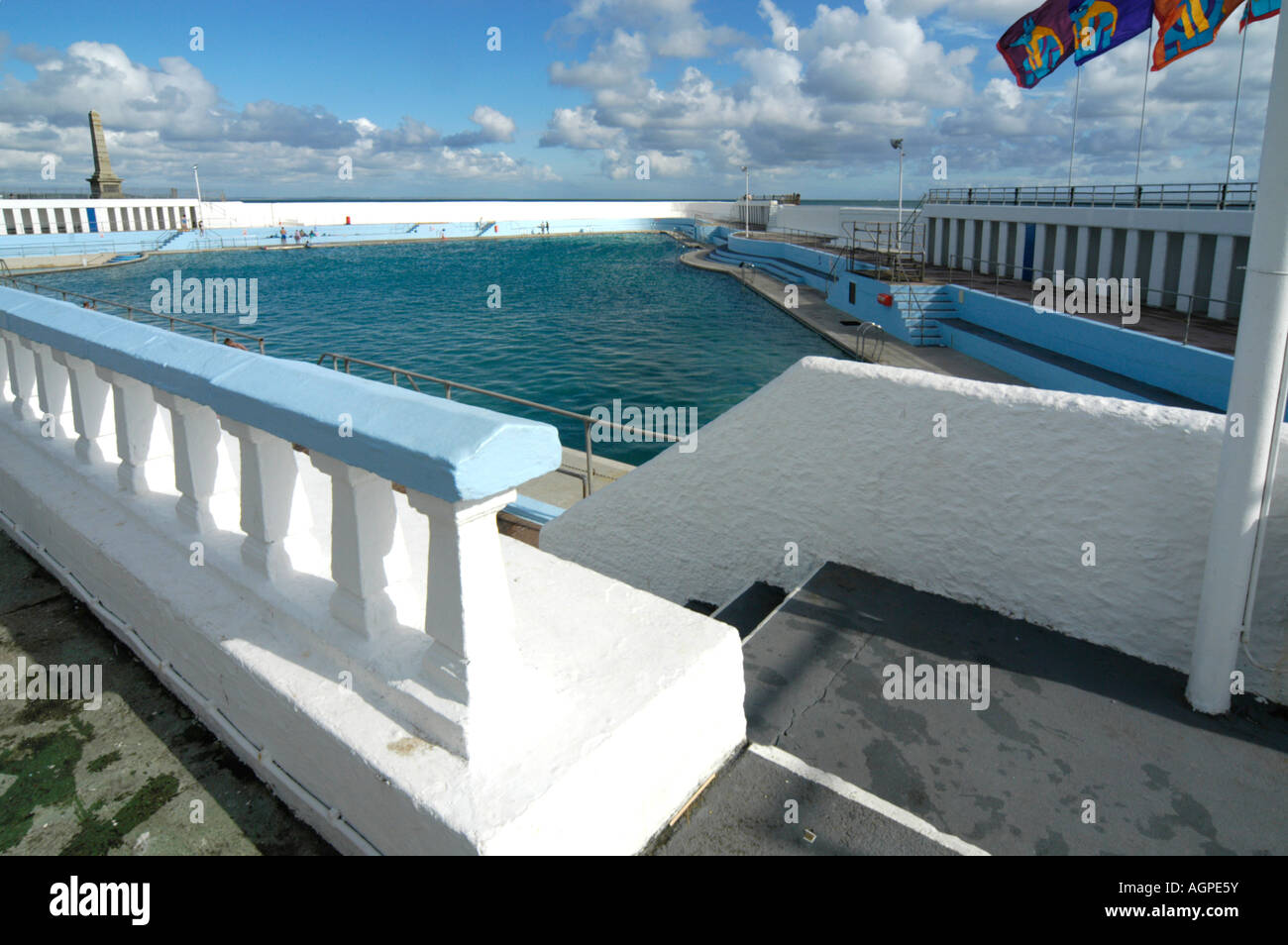 Penzance Cornwall Jubilee Pool an open air lido opened in 1935 Stock ...