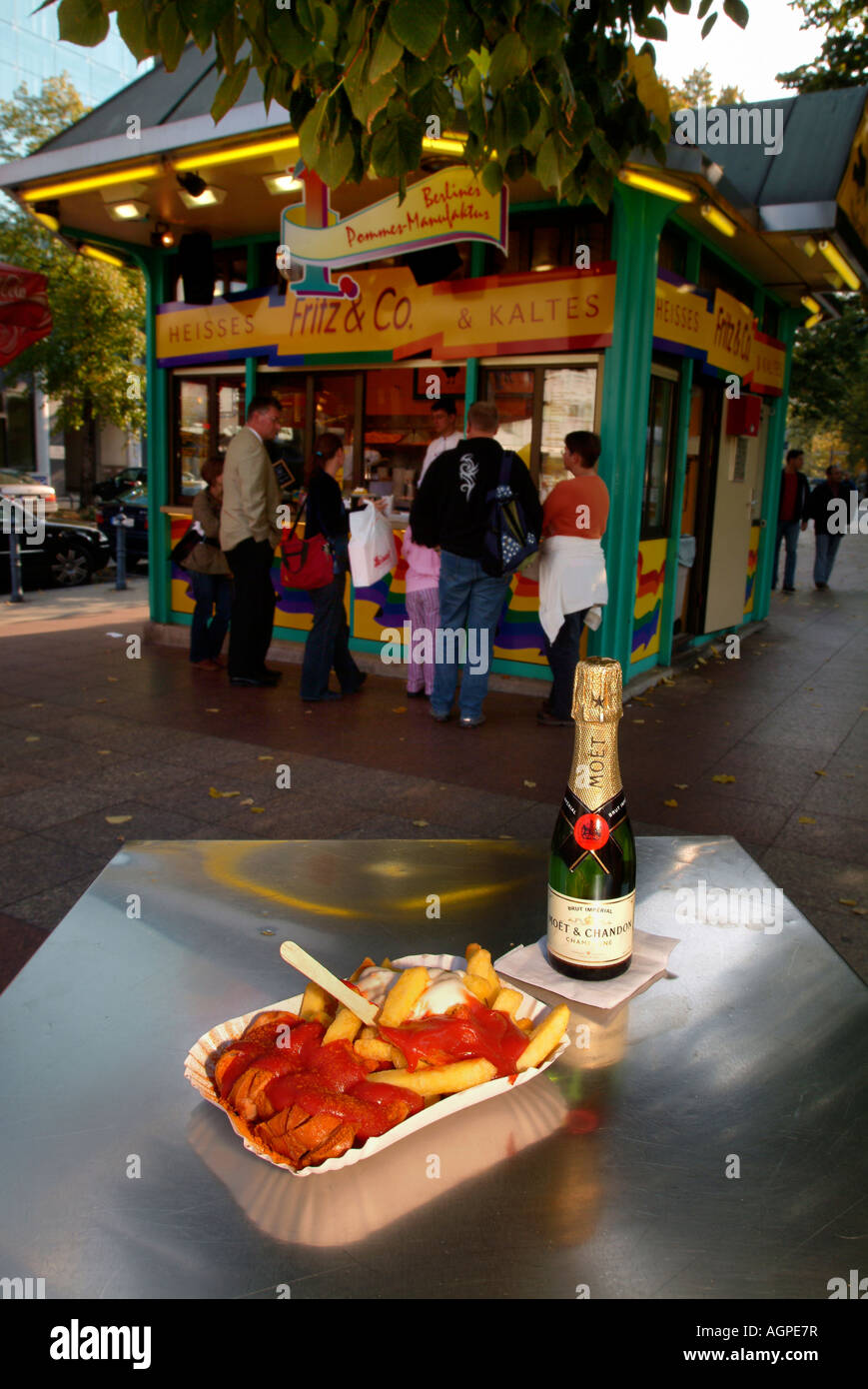 French fries booth hi-res stock photography and images - Alamy