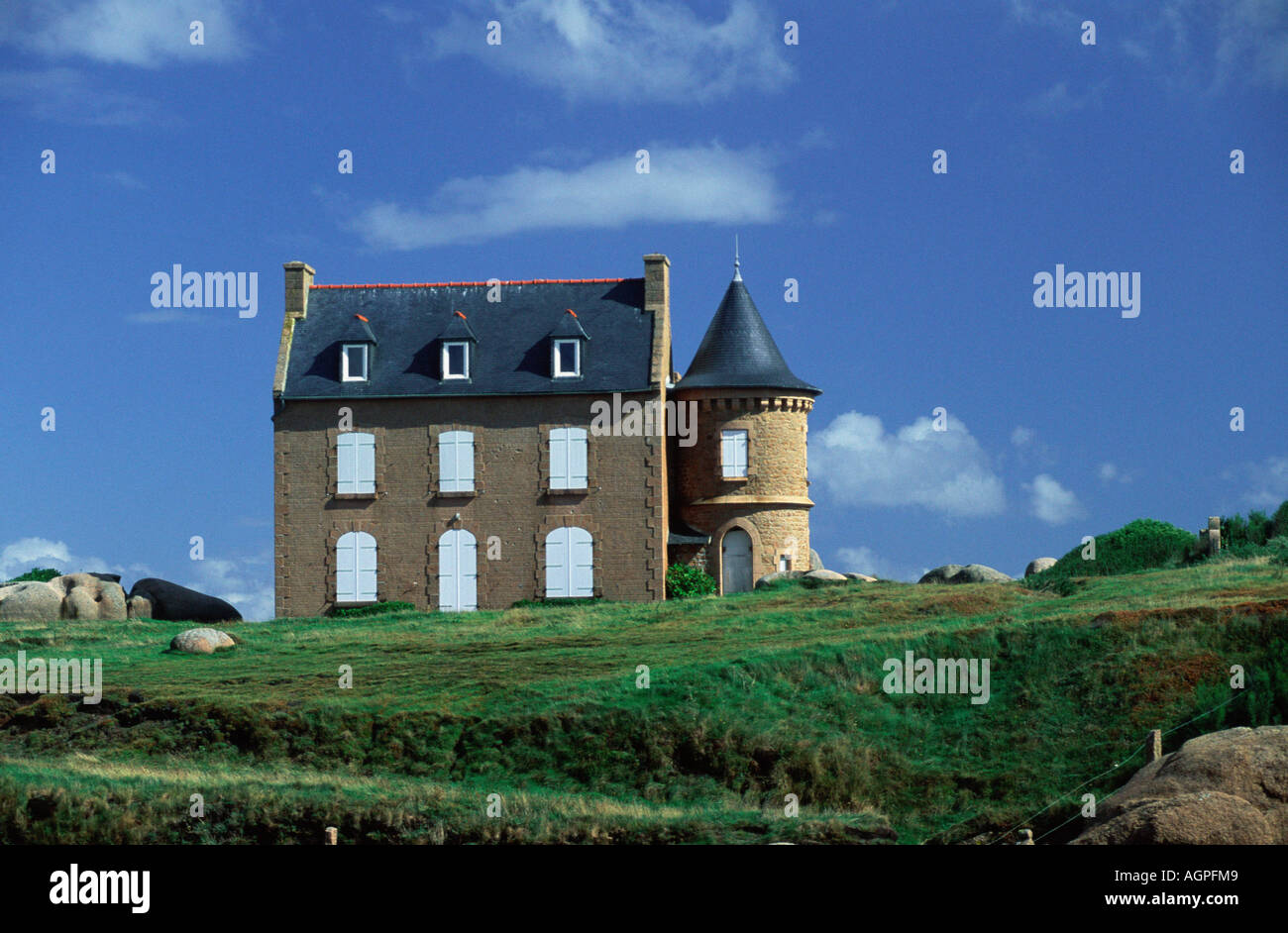 House / Ploumanac'h / Haus Stock Photo - Alamy