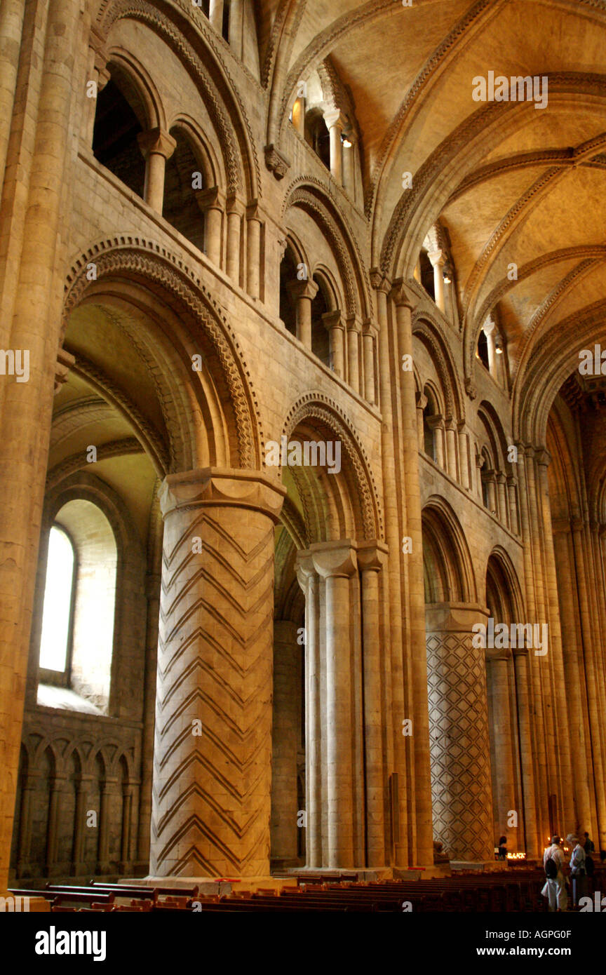 The interior Durham cathedral England United Kingdom UK Great Britain ...