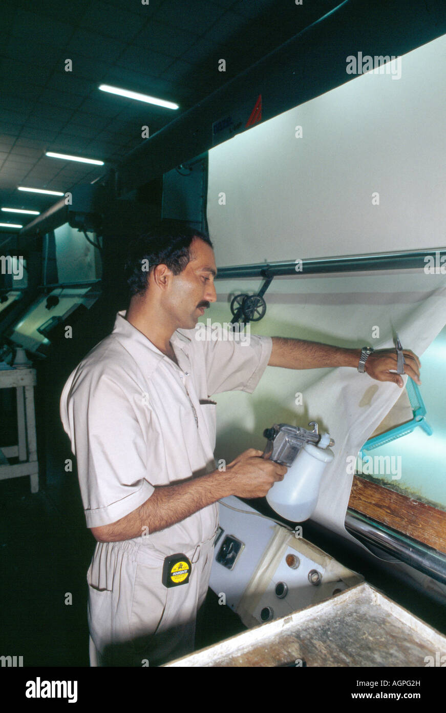 Dubai UAE Jebel Ali Tax Free Zone Weaving Factory Stock Photo - Alamy