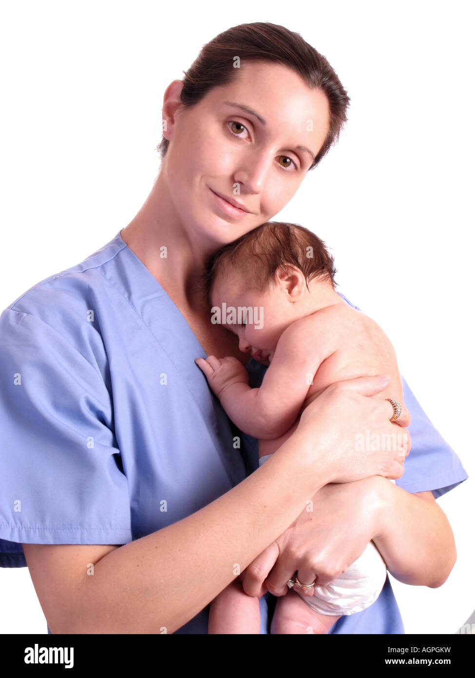 Baby child scrubs hi-res stock photography and images - Alamy