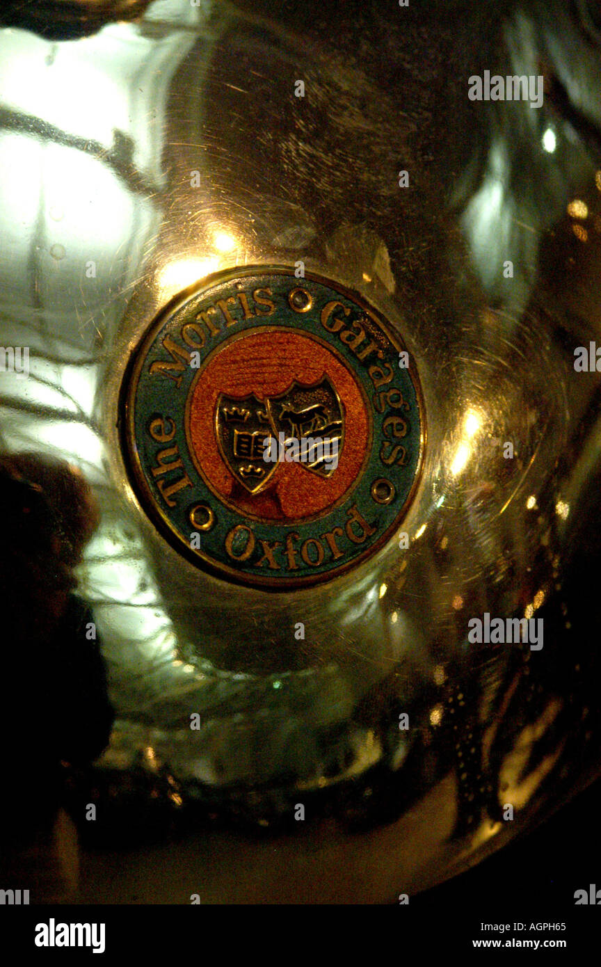 Original Morris Garages badge or logo which became MG Stock Photo - Alamy