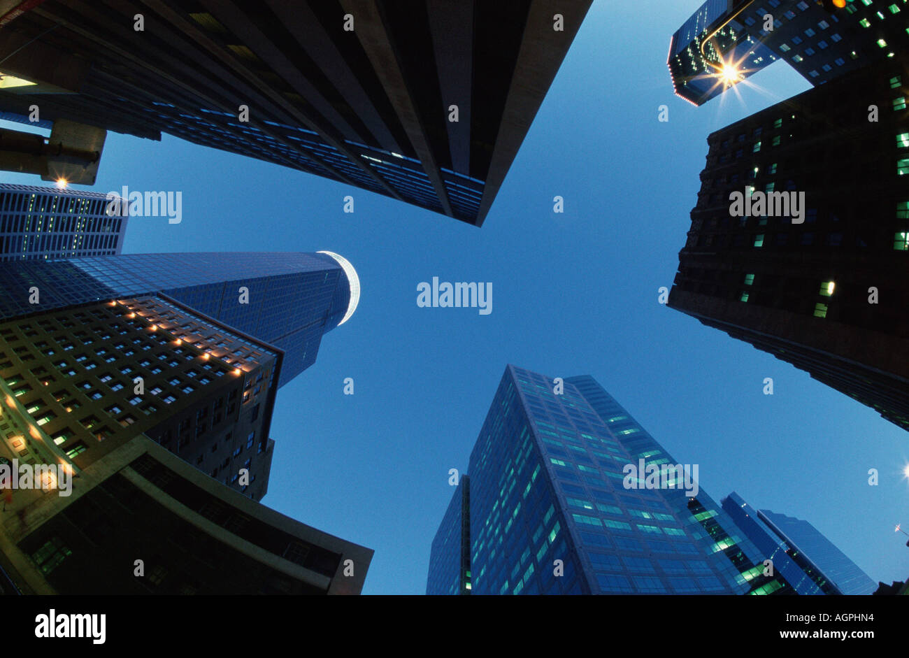 Tower blocks / Minneapolis Stock Photo - Alamy