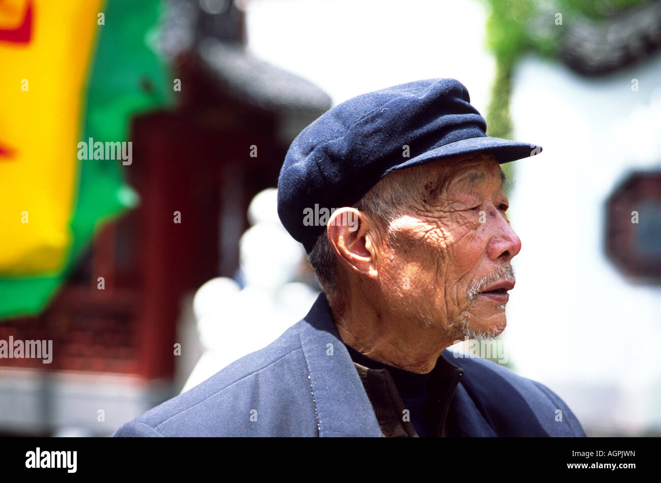 Old chineese fellow Stock Photo - Alamy