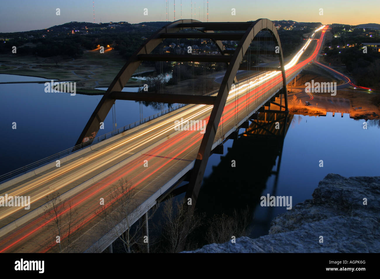 Pennybacker bridge hi-res stock photography and images - Alamy
