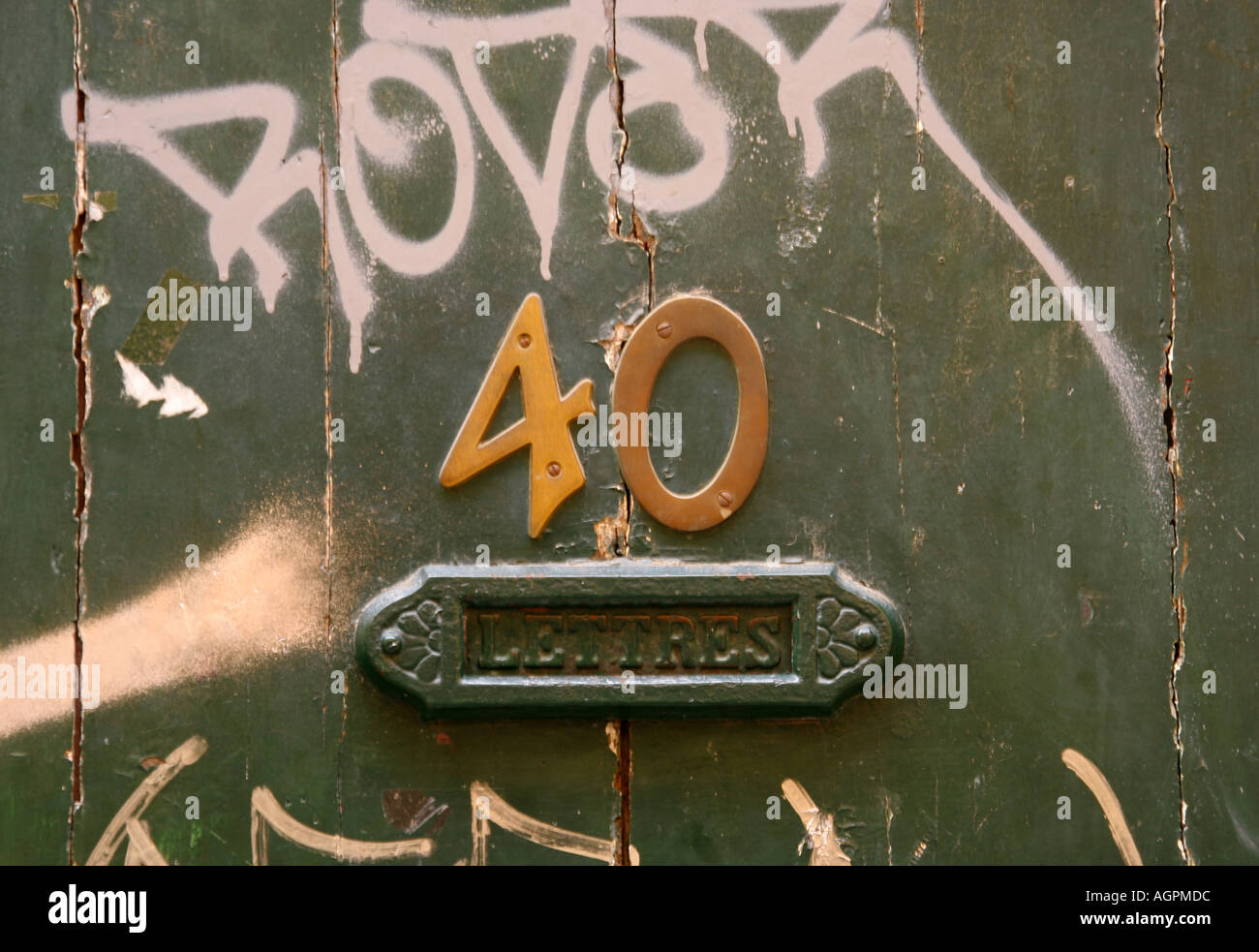 close up of a door with the number 40 on it in aix en provence south of ...