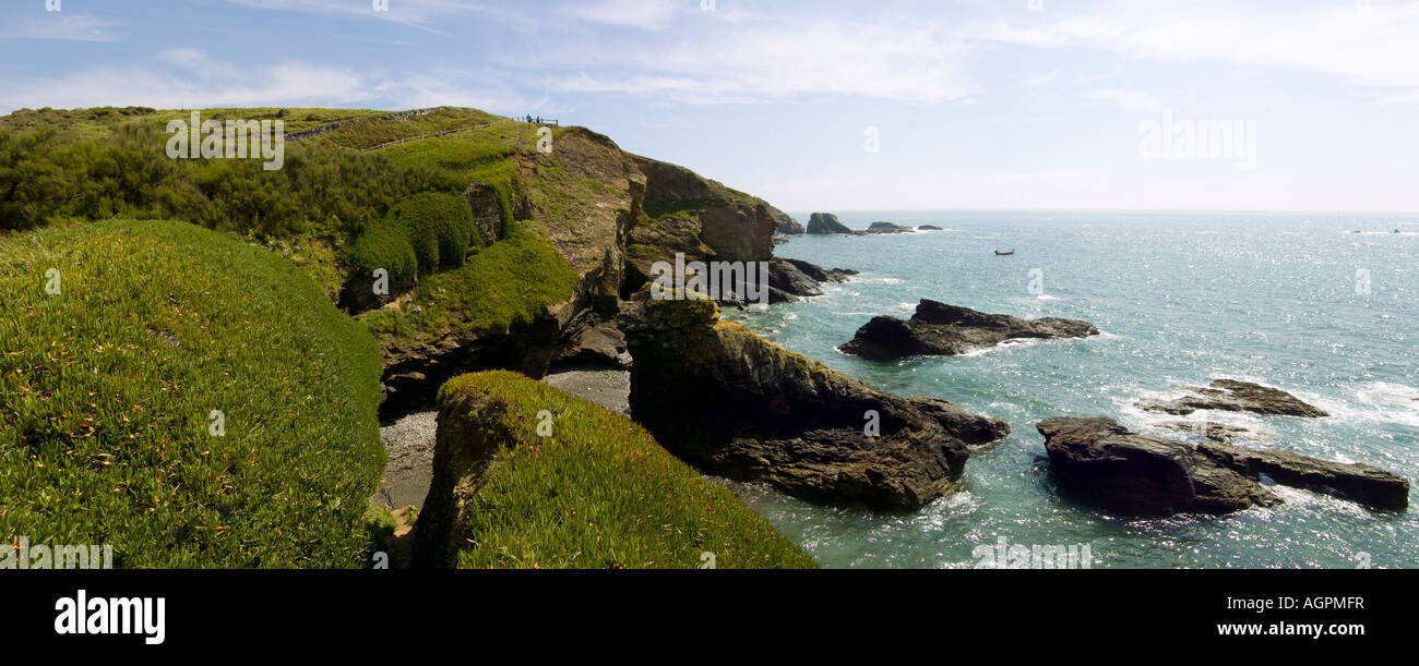 the lizard point the southernmost tip of land in england cornwall uk ...