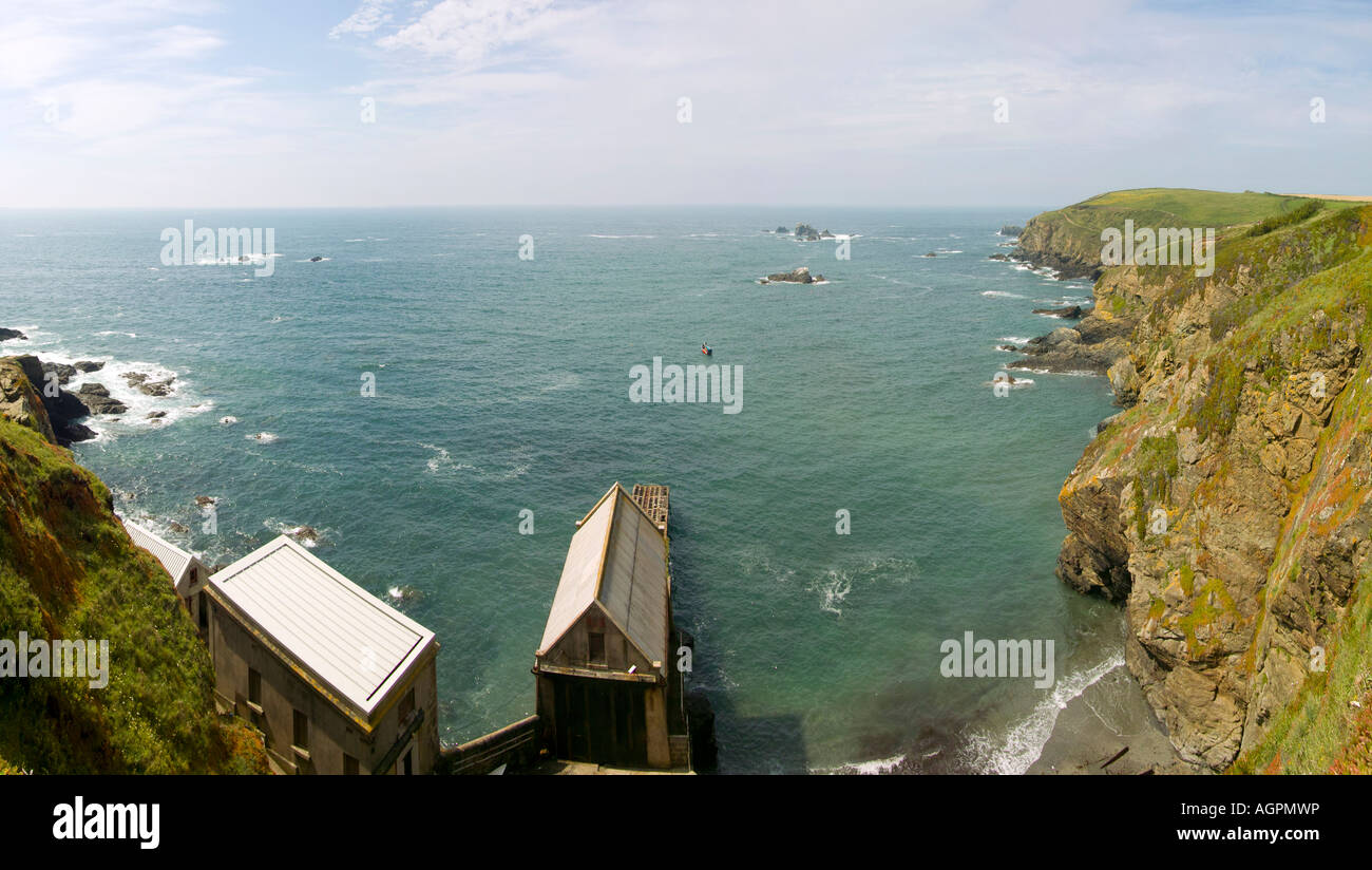 the lizard point the southernmost tip of land in england cornwall uk ...