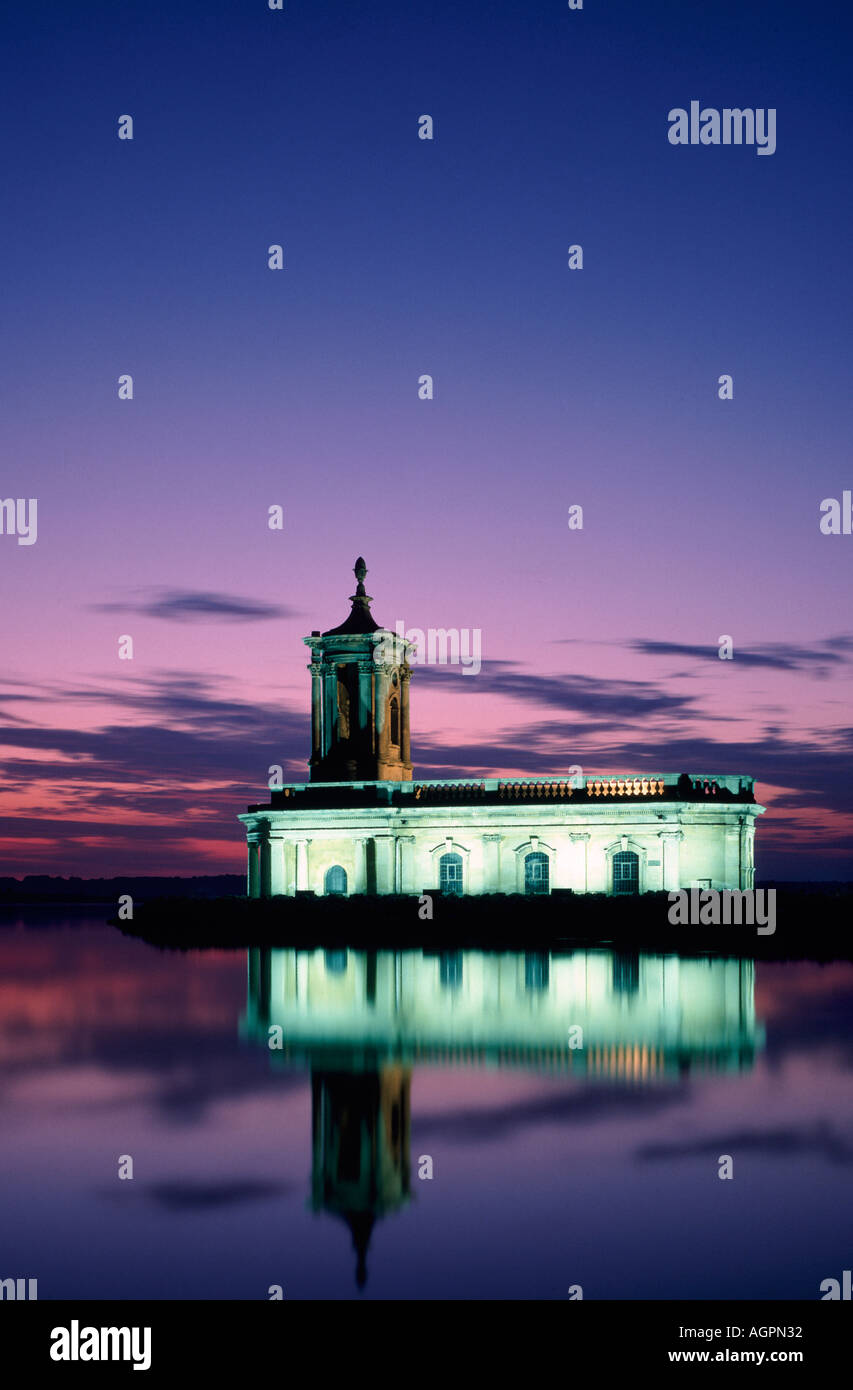 Normanton Church, Rutland Water, England, UK Stock Photo - Alamy