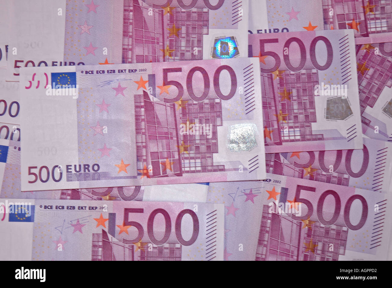 500 Euros bank notes, Europe Stock Photo - Alamy