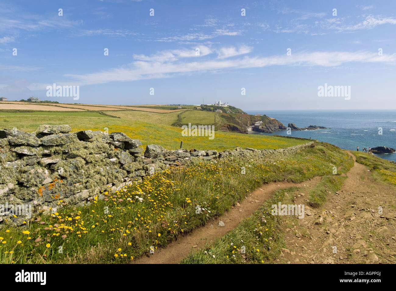 the lizard point the southernmost tip of land in england cornwall uk ...