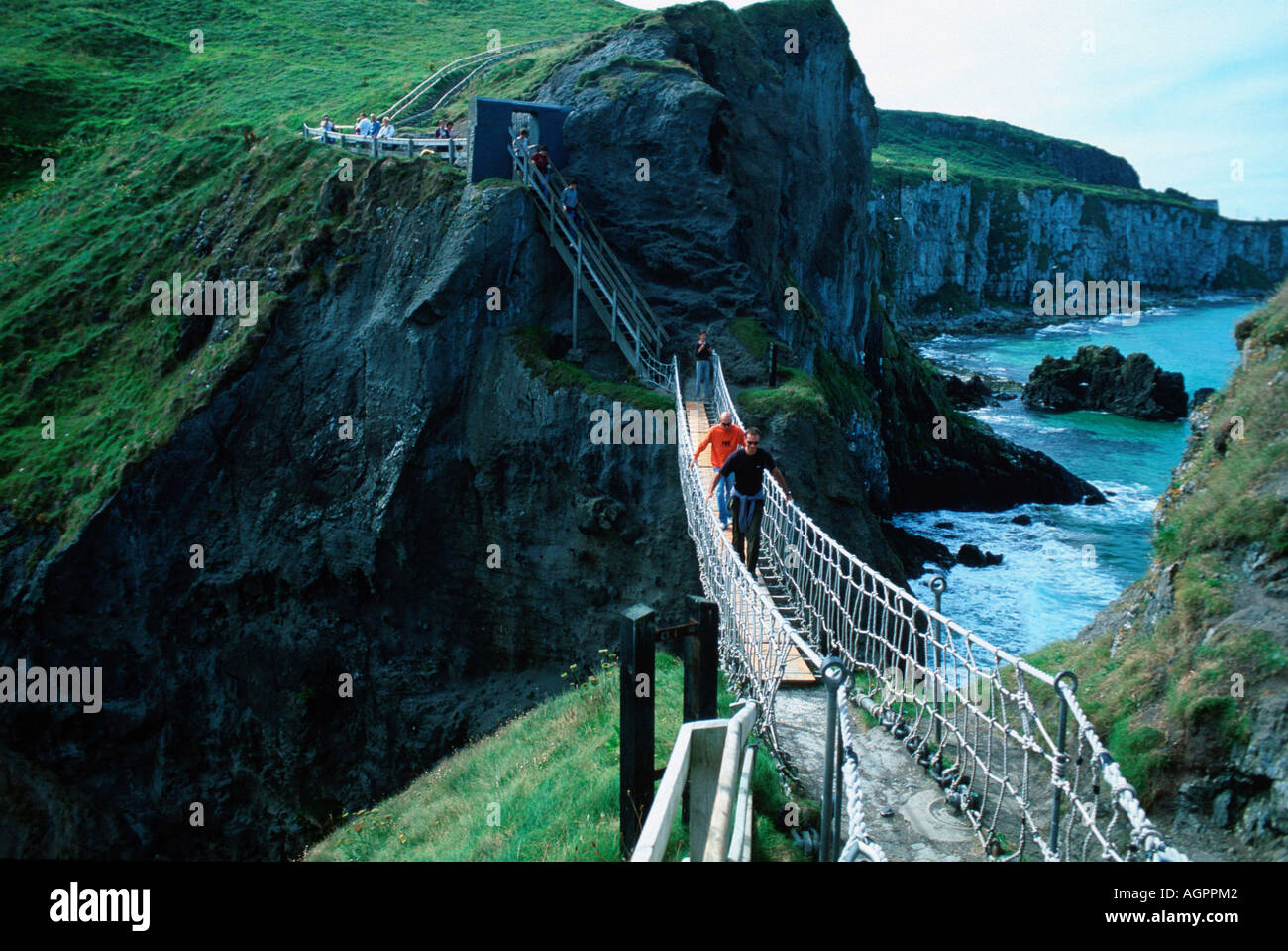 Carrick-a-rede Rope Bridge Stock Photo - Alamy
