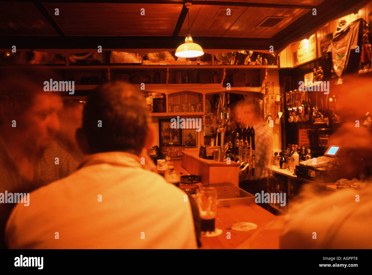 Guests in Pub / Gaeste in Lokal Stock Photo - Alamy