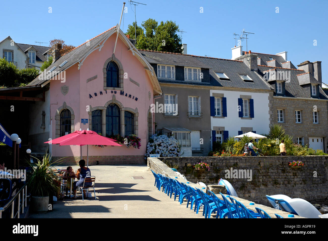 Abri du Marin in Sainte-Marine harbour, Finistere, Brittany, France ...