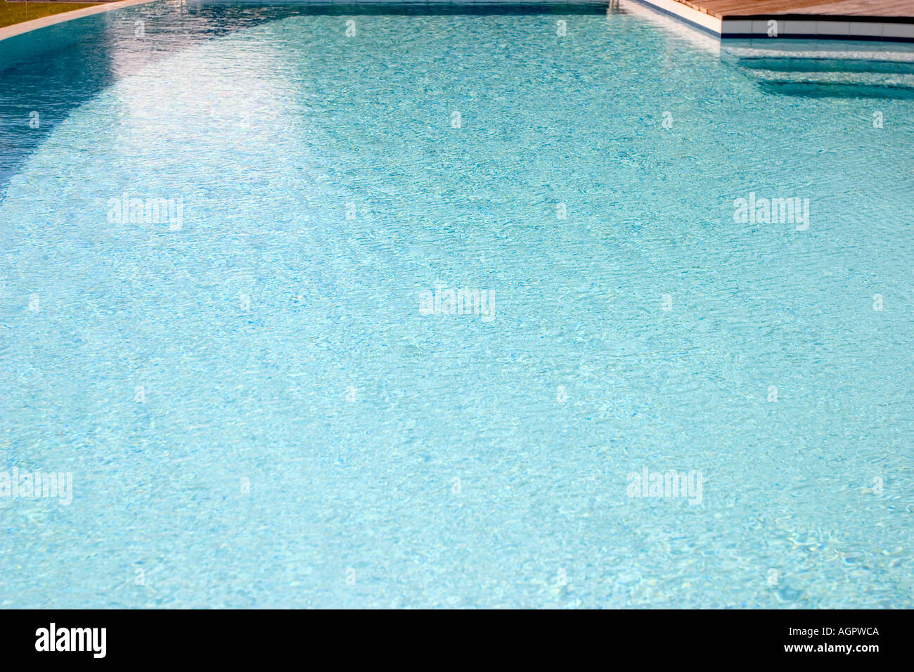 water in a swimming pool and border Stock Photo - Alamy