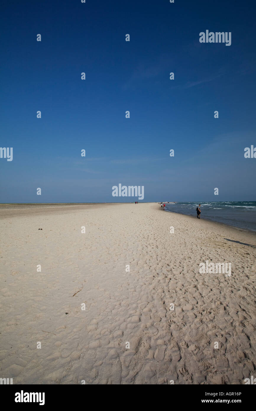 Grenen beach to extreme point of Europe where the 2 seas meet. Skagen ...