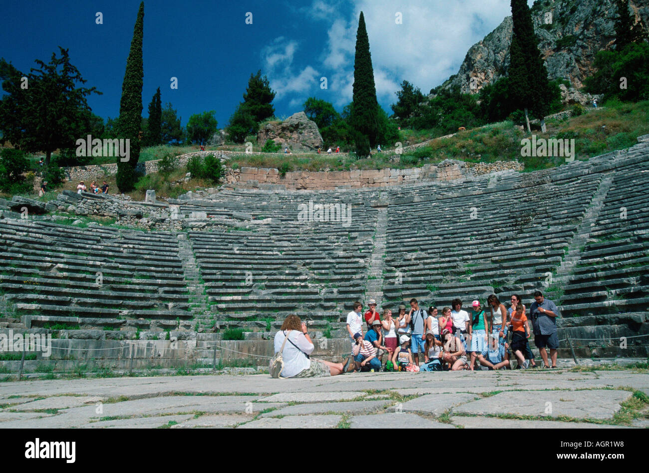 Delphi amphitheatre hi-res stock photography and images - Alamy