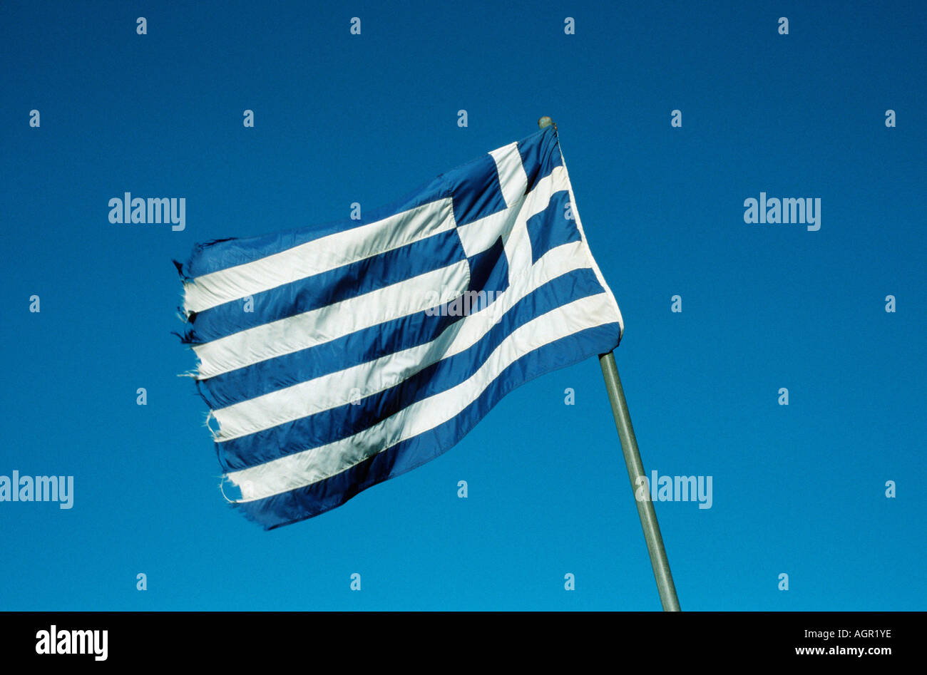Flag of Greece Stock Photo - Alamy