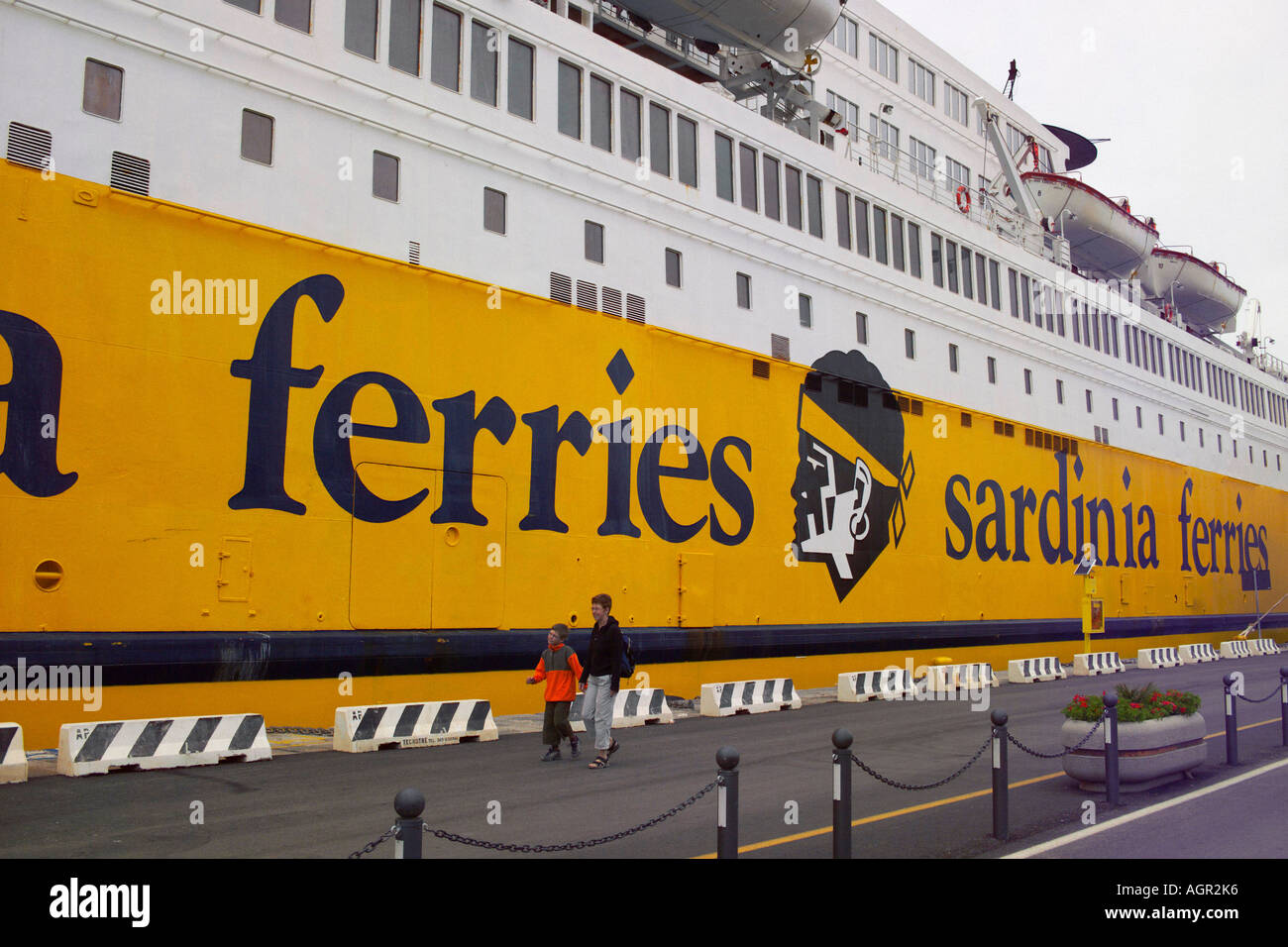 Ferry / Portoferraio / Elba Stock Photo - Alamy